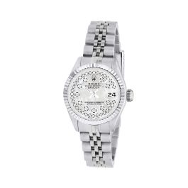 Women's Stainless Steel Watch | Rolex Datejust 26 mm White Dial - Luccello